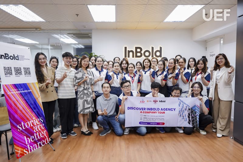 UEFers khám phá môi trường làm việc thực tế, mở rộng cơ hội thực tập tại InBold Vietnam